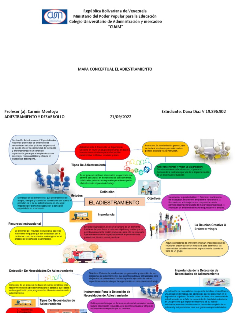 EL ADIESTRAMIENTO Mapa Conceptual | PDF | Planificación | Gestión de ...