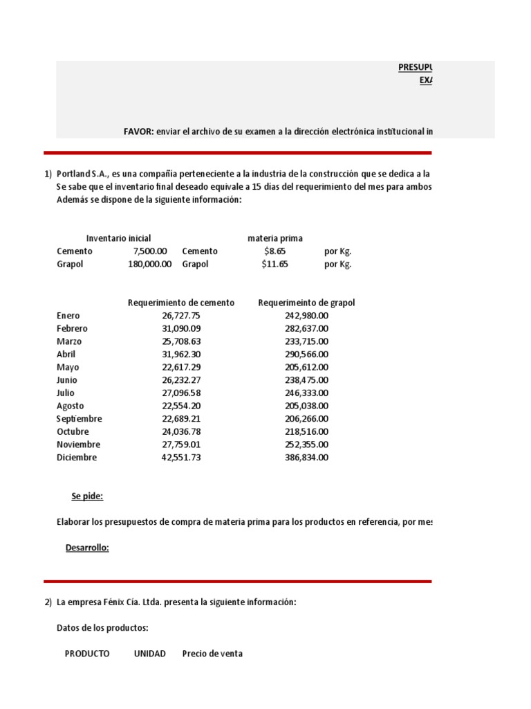 Examen Supletorio Pe 2022 2022 | PDF | Presupuesto | Business