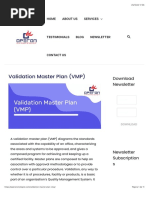 Validation Master Plan Example - Long | PDF | Verification And Validation | Specification ...