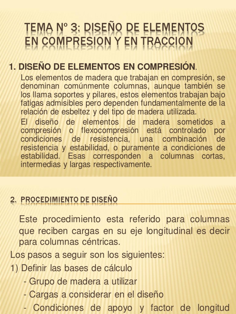 Estructuras de Madera Cap Iii | PDF | Pandeo | Doblar