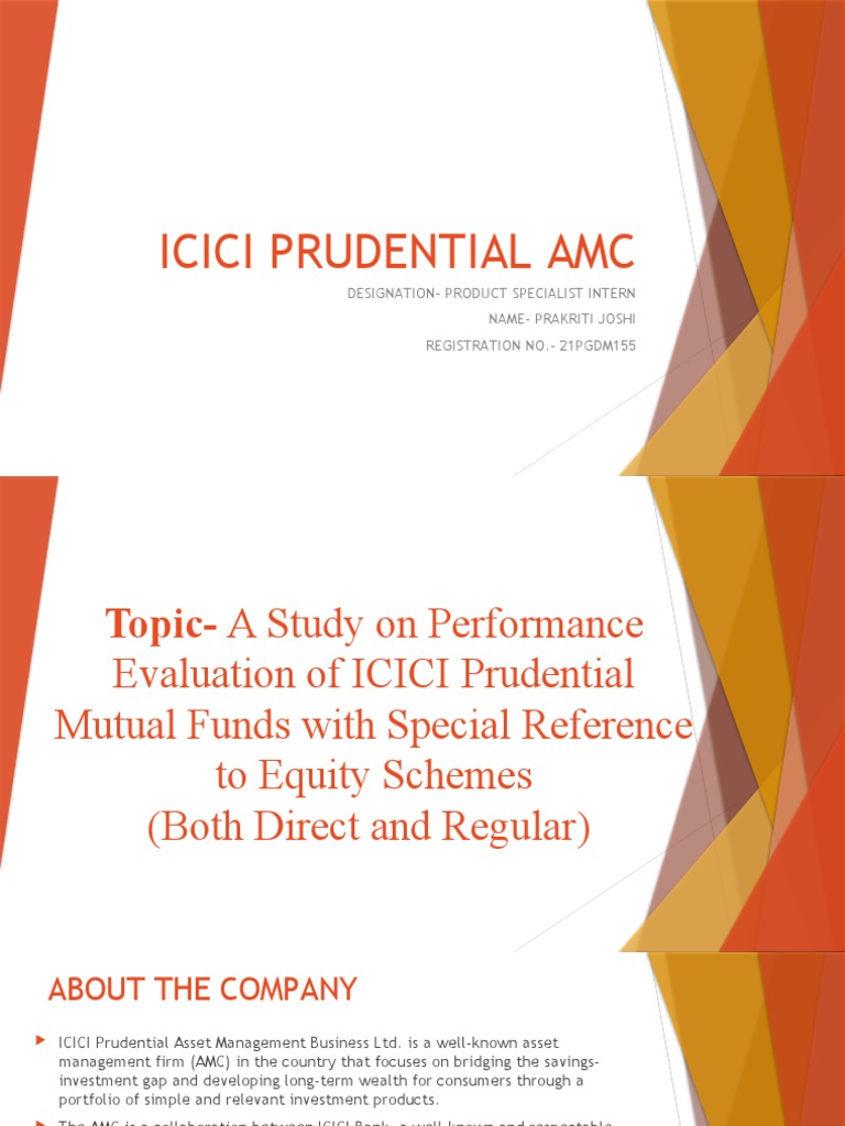 Icici Prudential Amc | PDF | Mutual Funds | Stocks