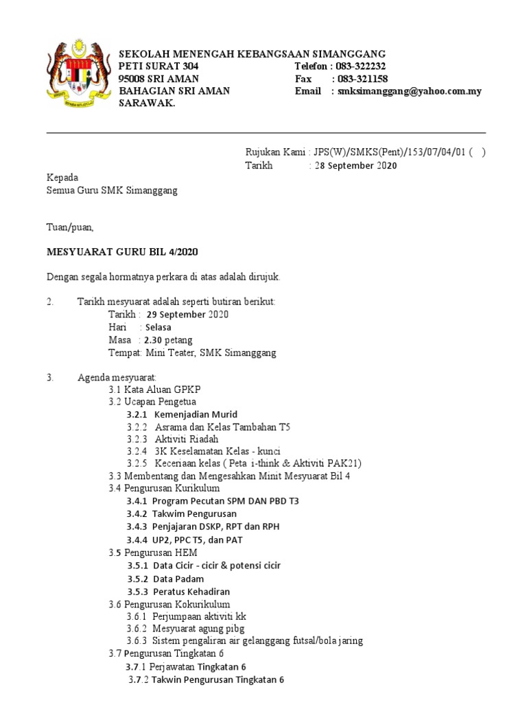 Surat Panggil Lan | PDF | Karier & Perkembangan