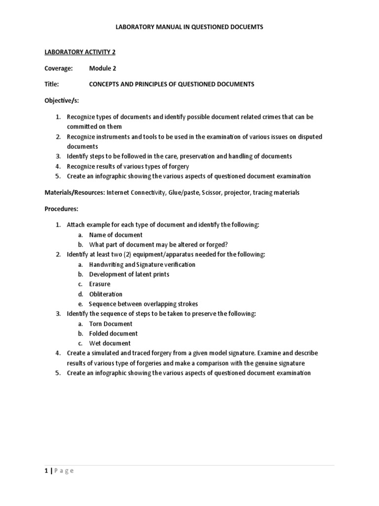 QD Lab MANUAL 2 | PDF | Signature | Laboratories