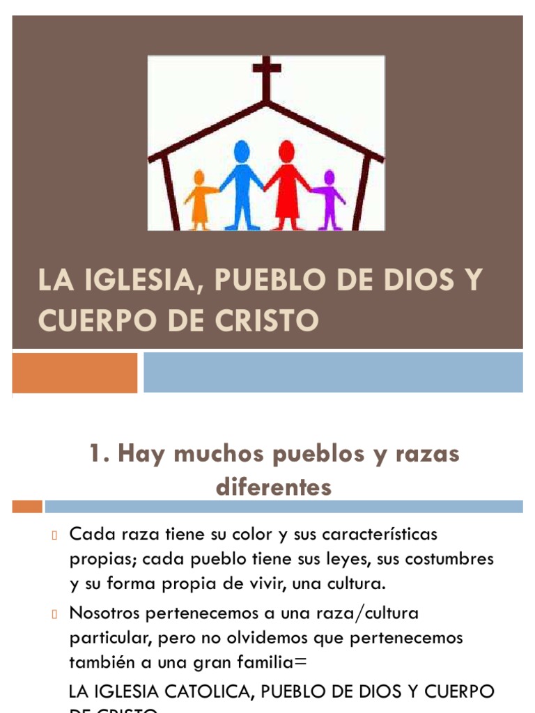 La Iglesia, Pueblo de Dios y Cuerpo | PDF | Filosofía | Religión y espiritualidad