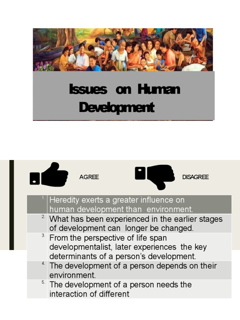 Issues On Human Development | PDF | Nature Versus Nurture ...