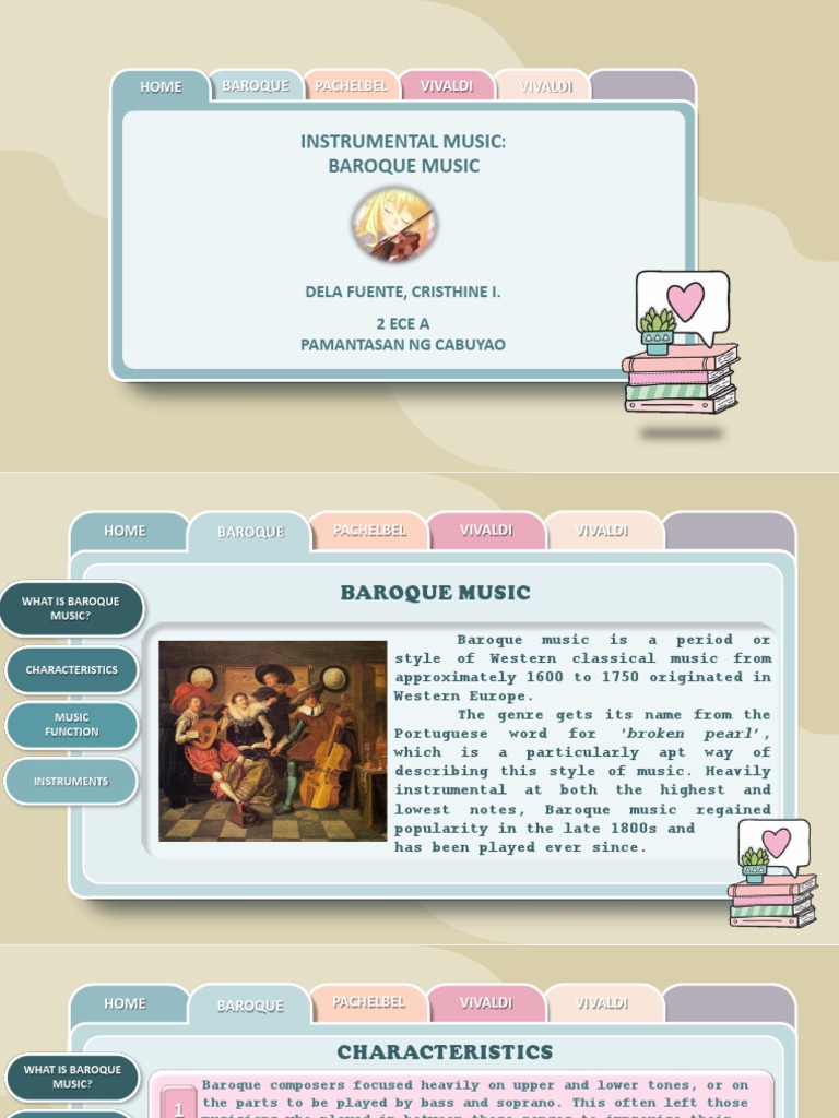 Week 10 - Part1 - Baroque Music | PDF | Johann Sebastian Bach | Baroque ...
