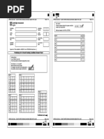 Answer Sheet PET | PDF