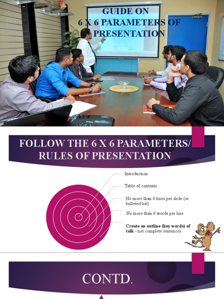 6x6 Presentation Guidelines and Tips | PDF
