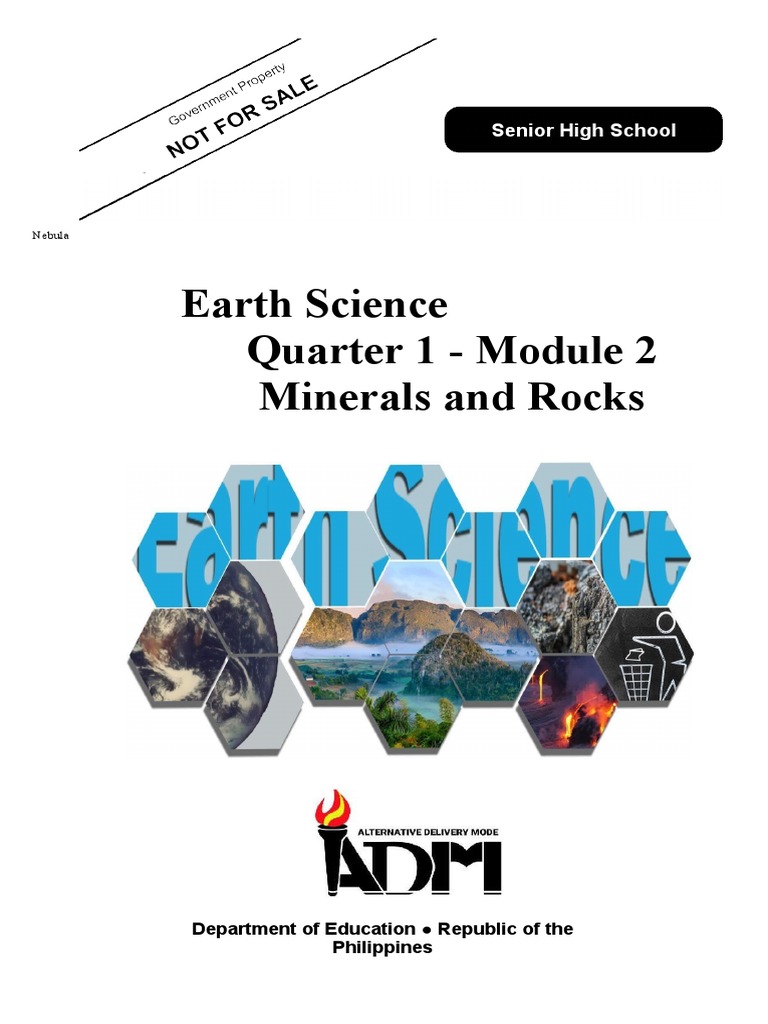 EarthScience Q1 Mod2 MineralsandRocks Ver5 | PDF | Rock (Geology ...