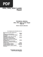 TM1530 John Deere 544G, 544G LL, 544G TC, 624G, 644G Loader Repair ...