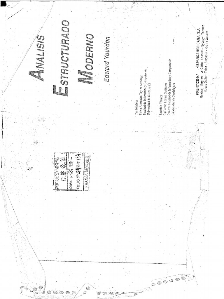 Analisis Estructurado Moderno - Edward Yourdon | PDF