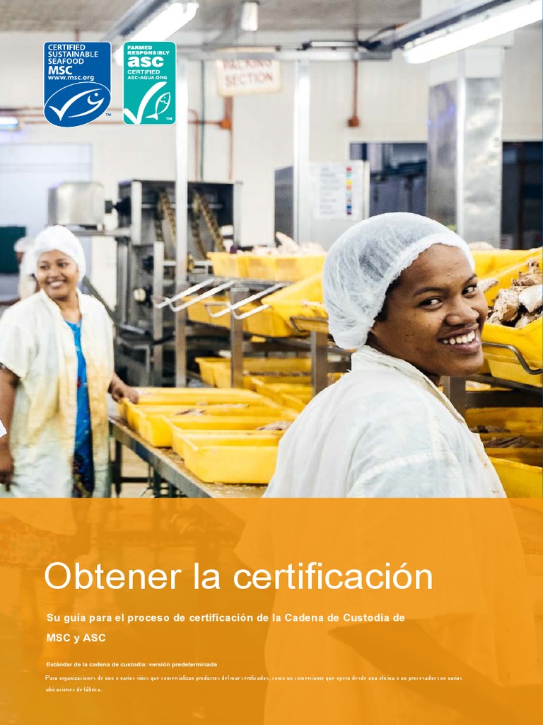 MSC Chain of Custody - Default - Get Certified Guide - En.es | PDF ...