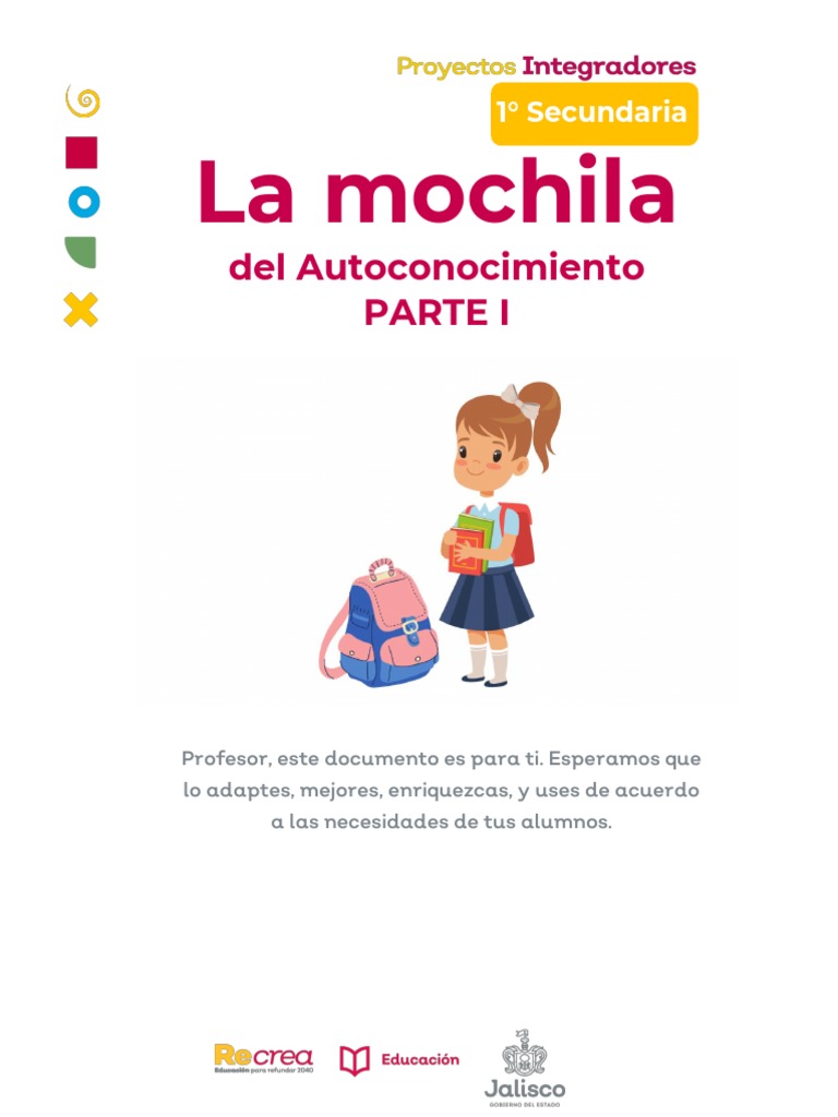 Guía Docente La Mochila Del Autoconocimiento | PDF | Maestros | Pensamiento