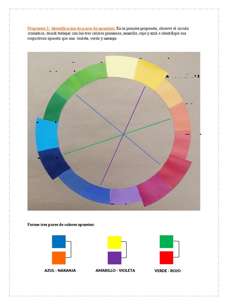 Colores Complementarios | PDF | Color | Azul