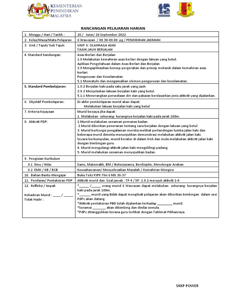 RPH 2022 Minggu 26 Isnin | PDF