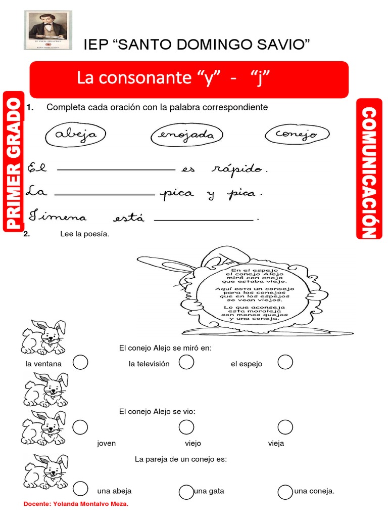 La Consonante y - J | PDF
