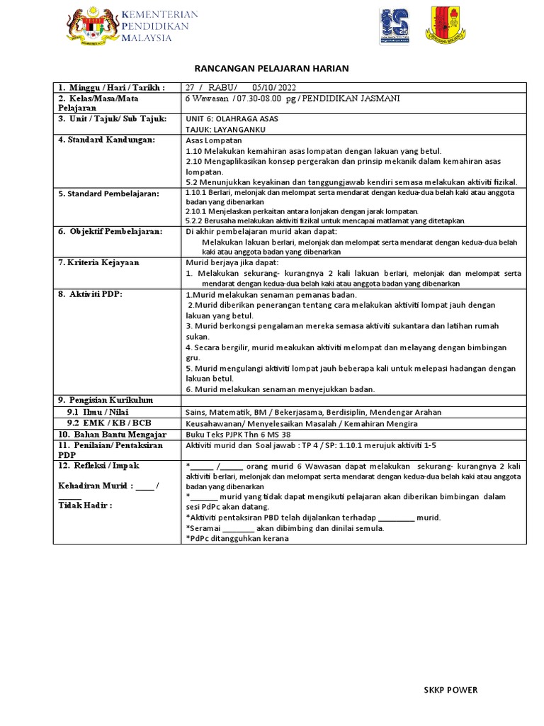 RPH 2022 Minggu 27 Rabu | PDF