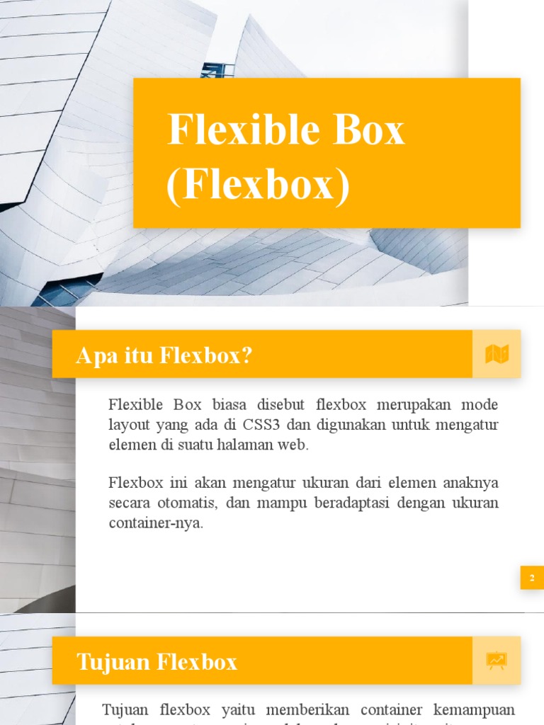 CSS - Flexbox | PDF | Seni & Disiplin Bahasa | Kajian Bahasa Asing