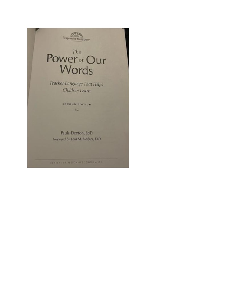 Power of Our Words 3 | PDF