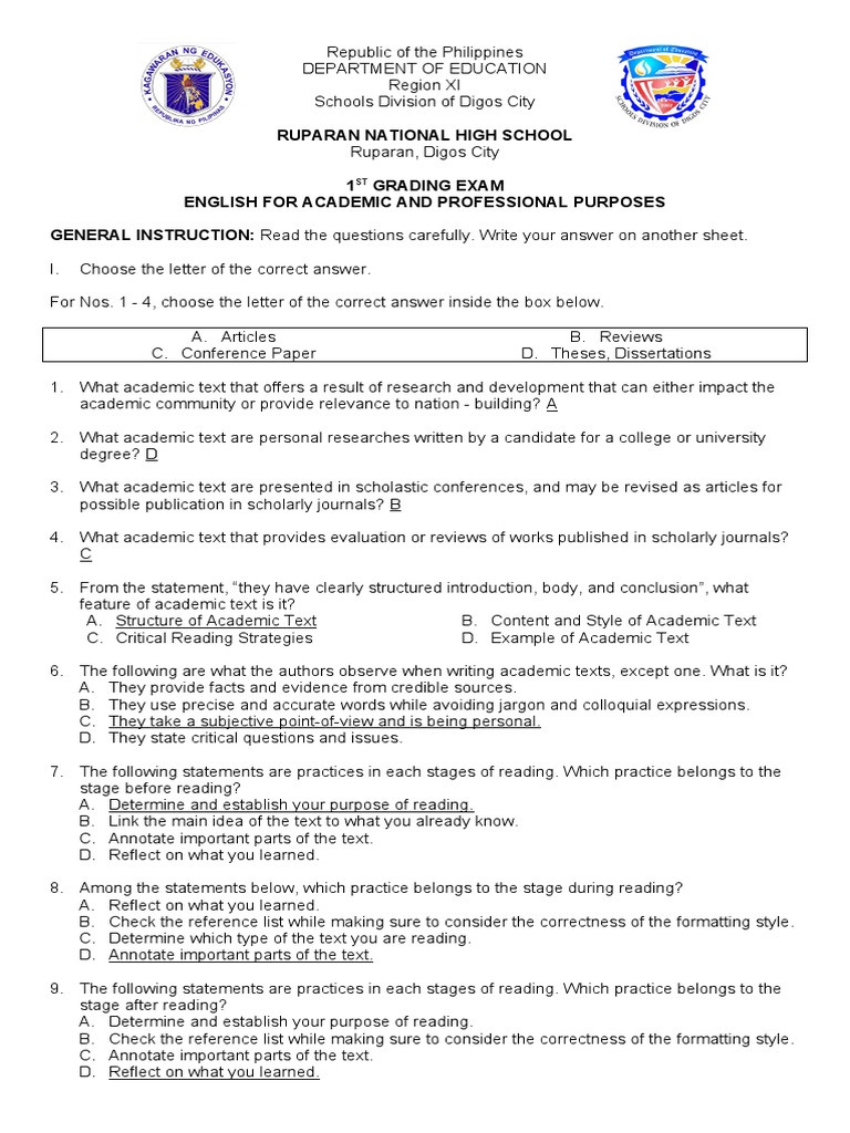 EAPP 1st Summative Exam | PDF | Johannes Gutenberg | Printing Press