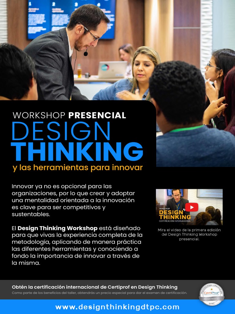 Certificación en Design Thinking 2023 | PDF | El pensamiento de diseño | Innovación