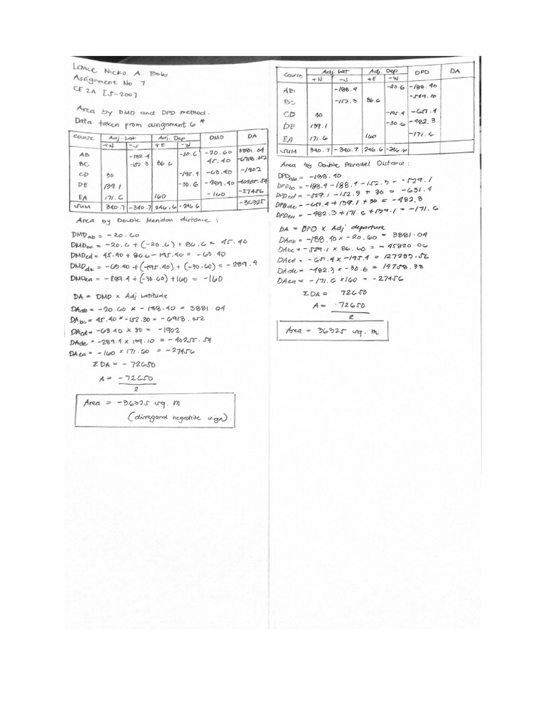 Assignment-No.7-5-200 Survey Lec | PDF Assignment-No.7-5-200 Survey Lec | PDF