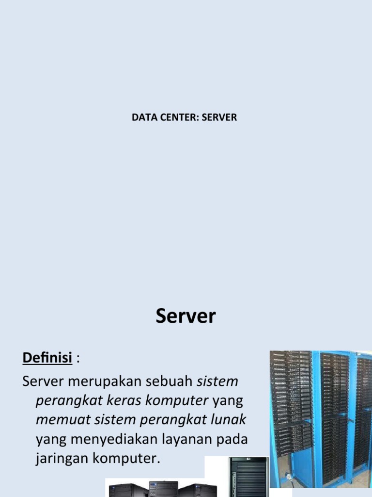 Spesifikasi Server | PDF | Komputer | Teknologi & Rekayasa