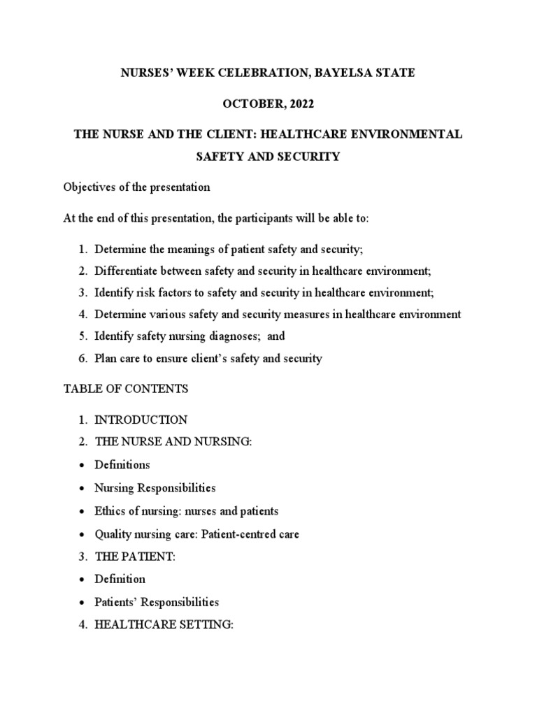 2022 Nurses Week Presentation | PDF | Patient Safety | Health Care