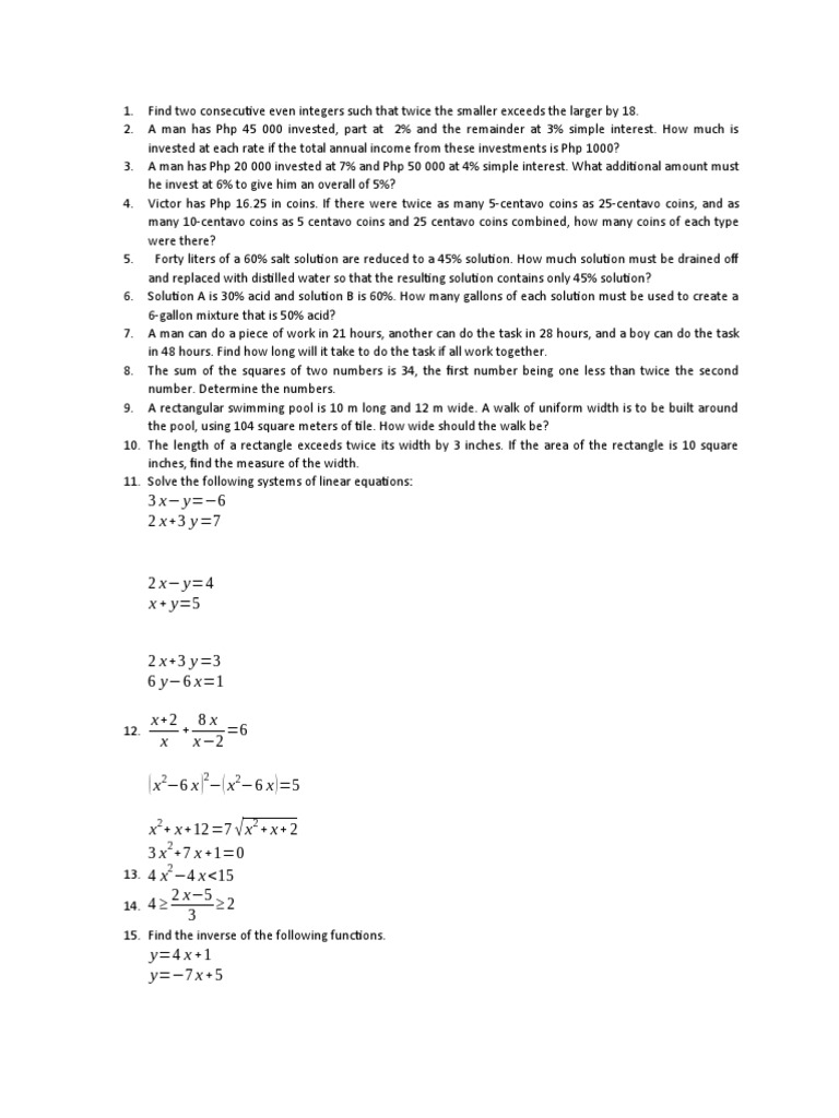 Precal Midterms | PDF