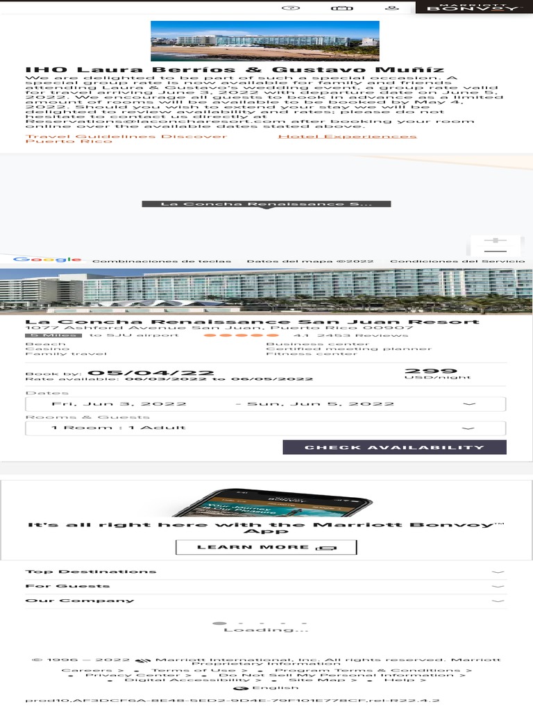 Book Your Group Rate Marriott International | PDF