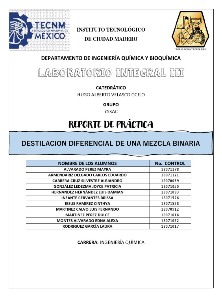 Prã Ctica Destilaciã N | PDF | Destilación | Ciencias fisicas