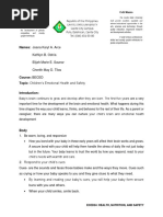 SUDS Worksheet | PDF