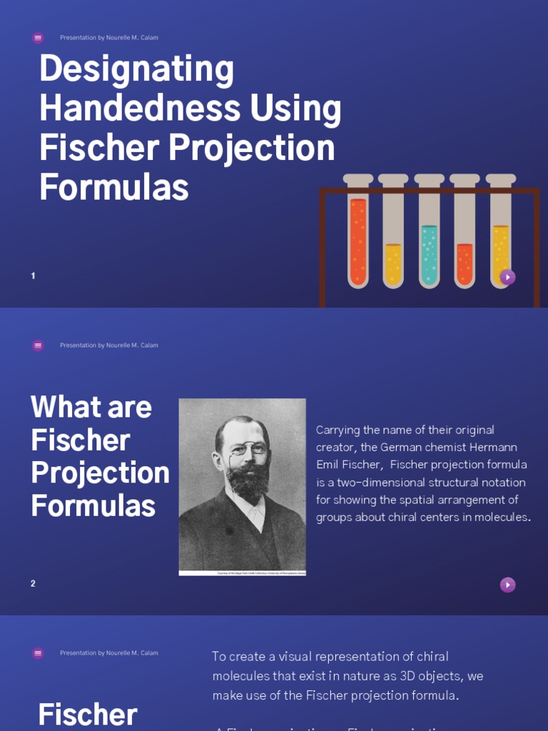 Designating Handedness Using Fischer Formulas | PDF | Organic Chemistry ...