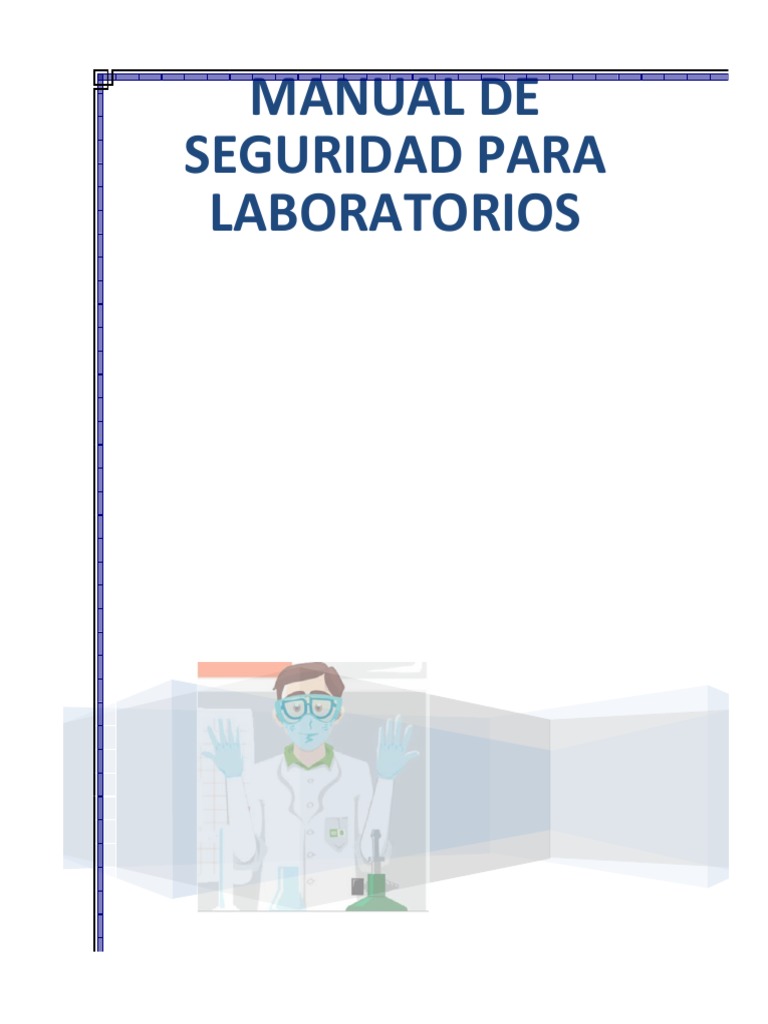 MANUAL DE SEGURIDAD LABORATORIOS 31-10-2012 Final 1 | PDF ...
