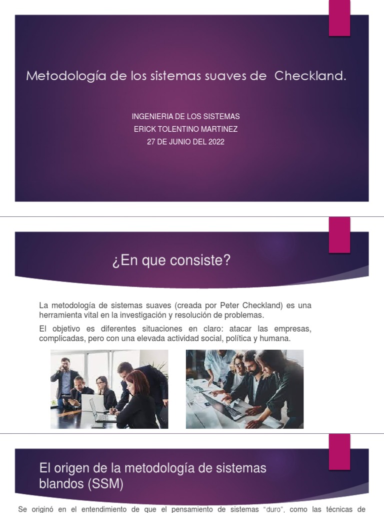 Metodología de Los Sistemas Suaves de Checkland | PDF | Conocimiento ...