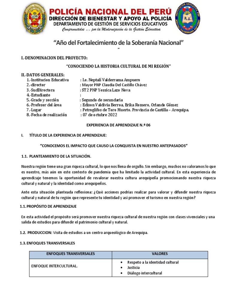 Proyecto Toro Muerto Neptali Valderrama Ampuero | PDF | Cognición | Science