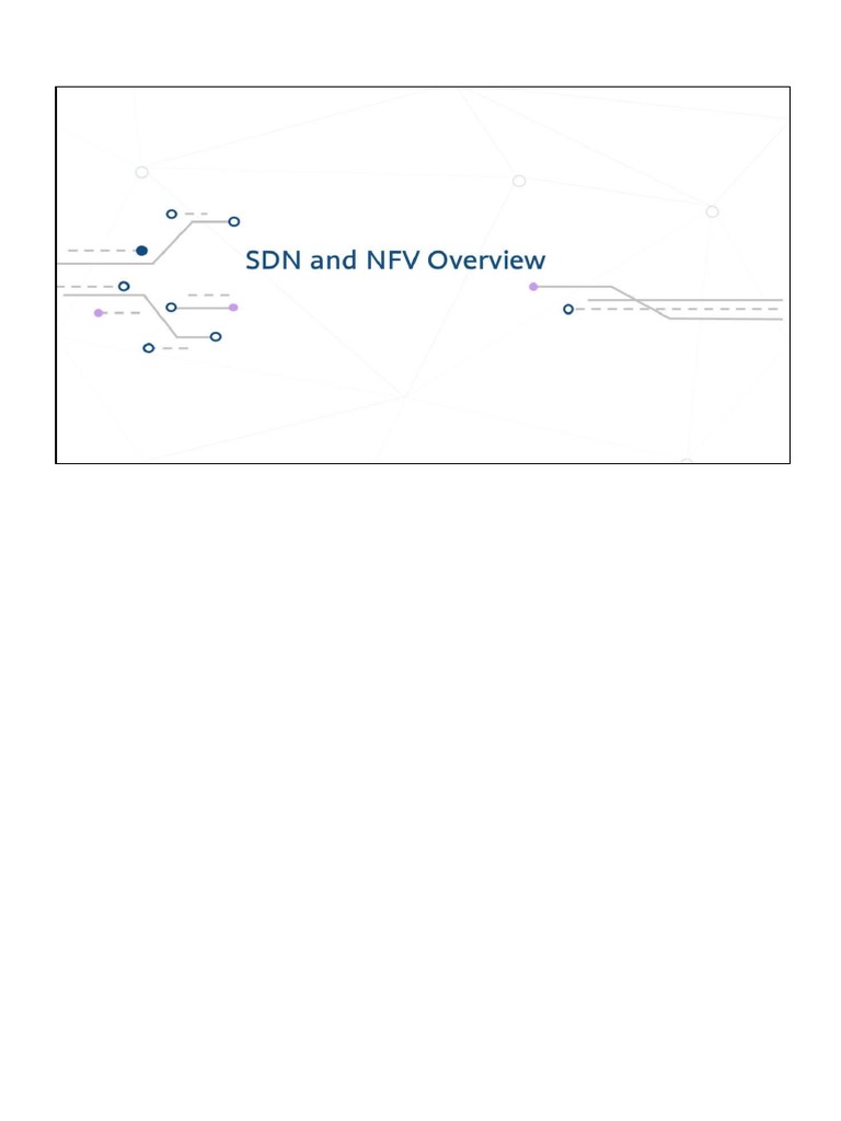 20 Introduction To SDN and NFV | PDF | Computación en la nube | Red de computadoras