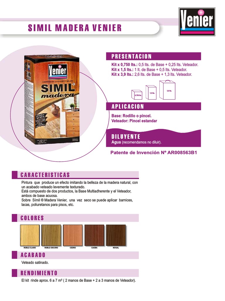 J9qr Simil Madera Venier | PDF | Sustancias químicas | Procesos ...