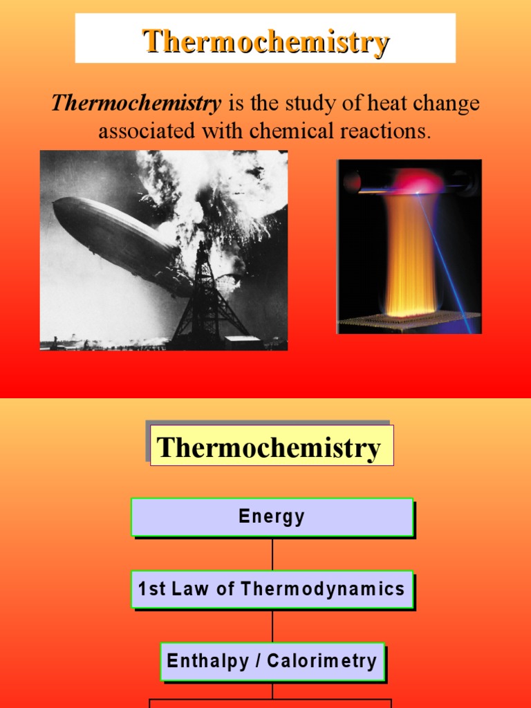 Thermal Analysis of Chemical Reactions: Exploring Enthalpy, Calorimetry ...