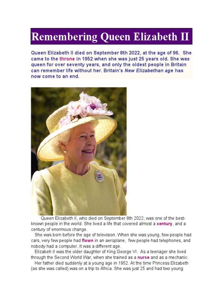 Remembering Queen Elizabeth II at 96 | PDF | Elizabeth Ii | Monarchy