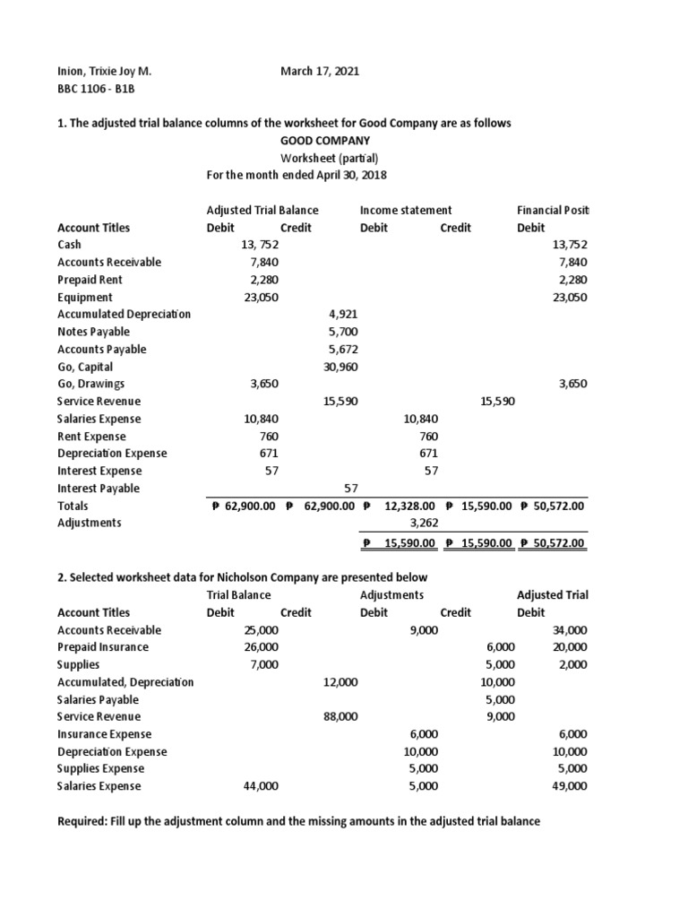 Accounting 10 Columns | PDF | Debits And Credits | Expense
