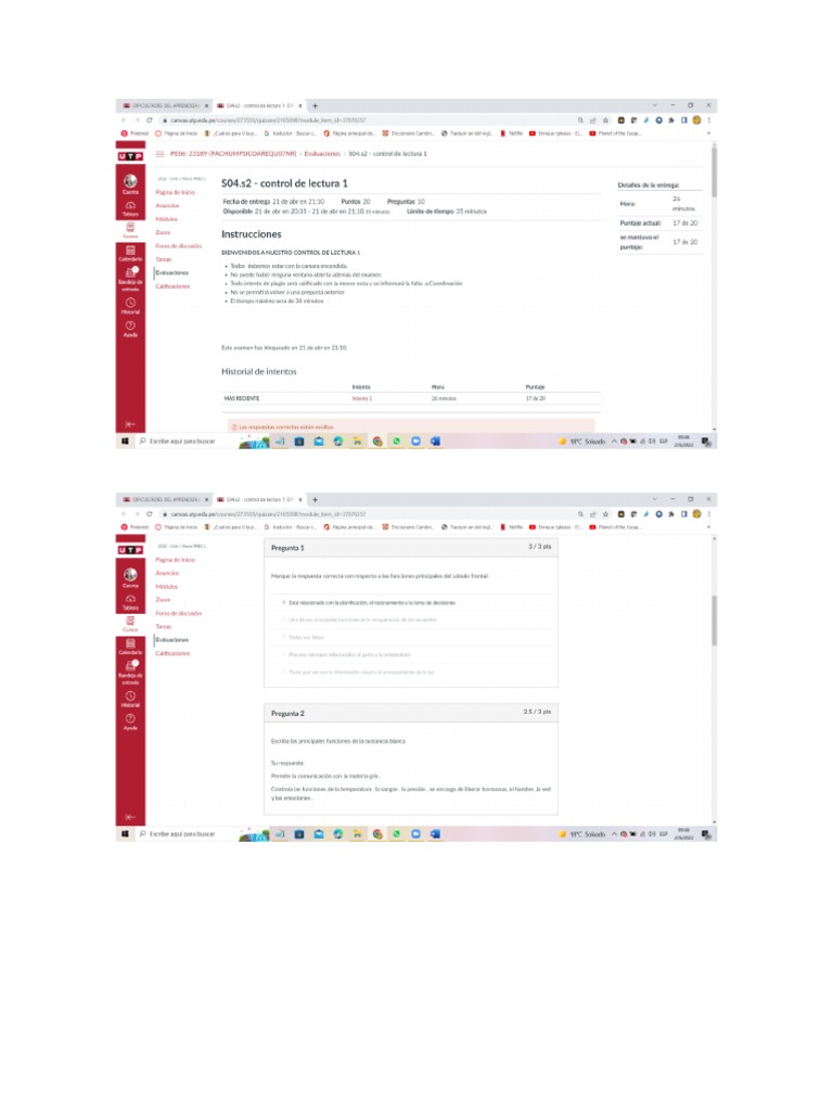 S04.s2 - Control de Lectura 1 | PDF