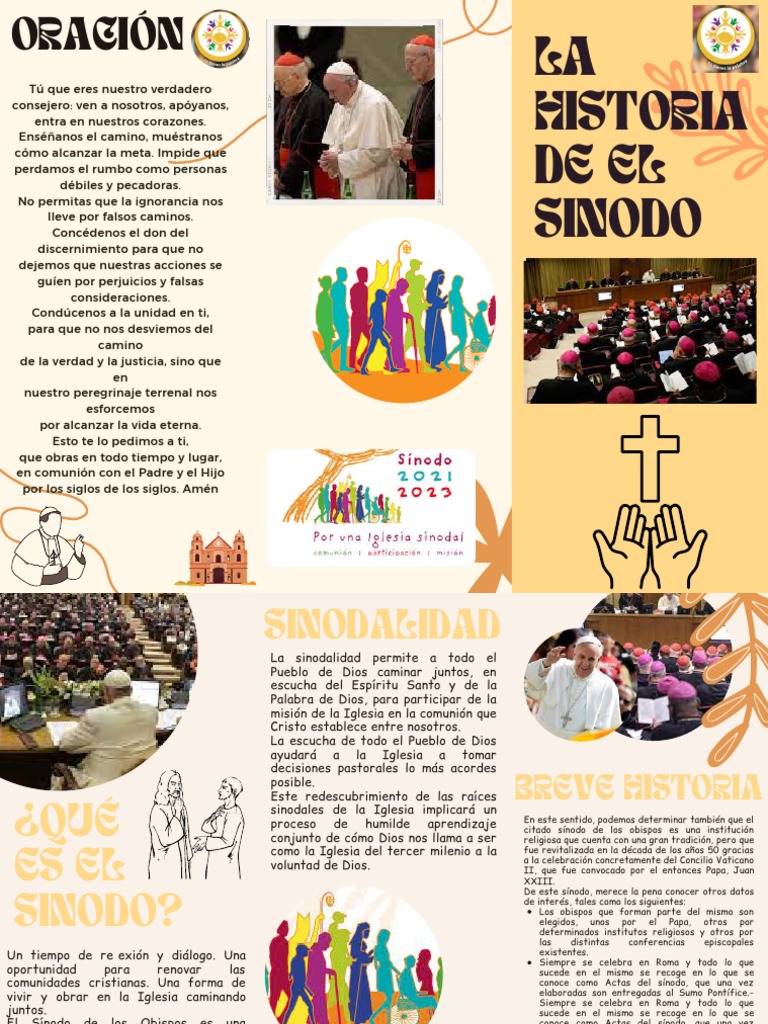 Triptico Religión | PDF | Iglesia Católica | Papa