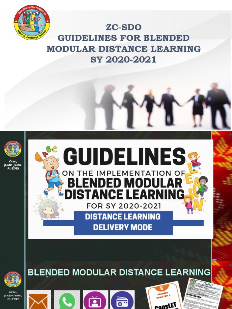 Blended Modular Distance Learning Guide | PDF | Learning | Communication