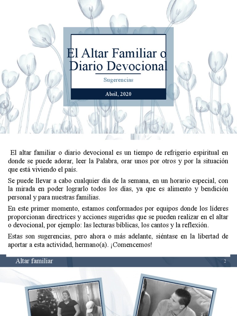 El Altar Familiar o Diario Devocional | PDF | Dios | Creencia religiosa y doctrina