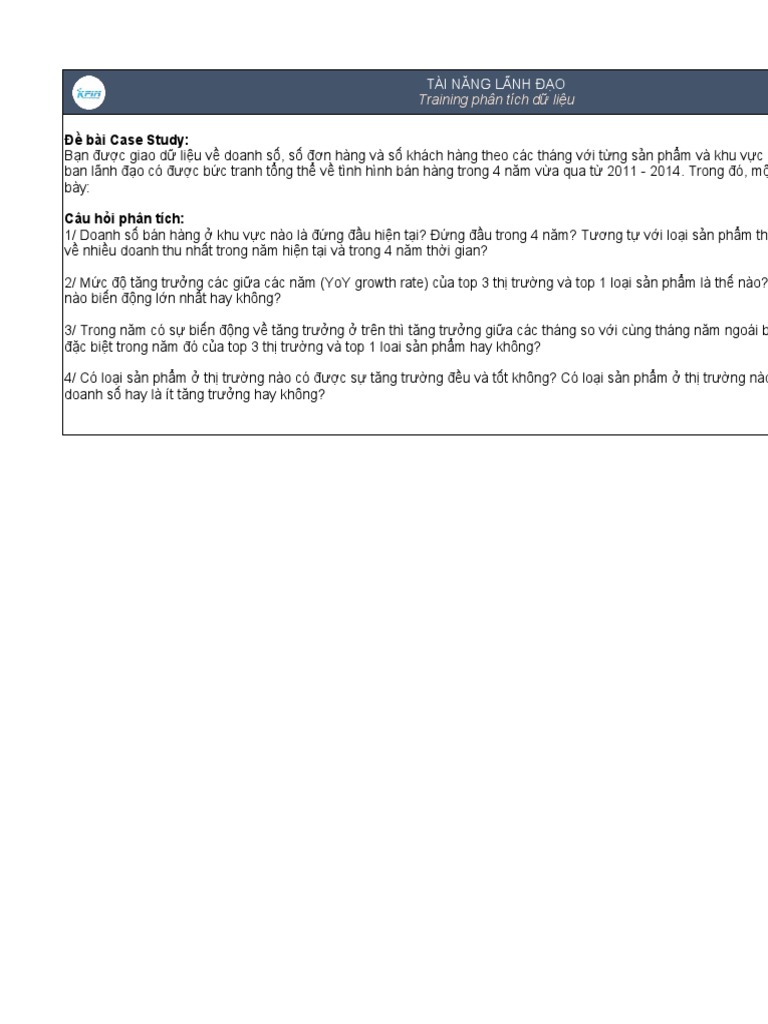 Training Case Study | PDF