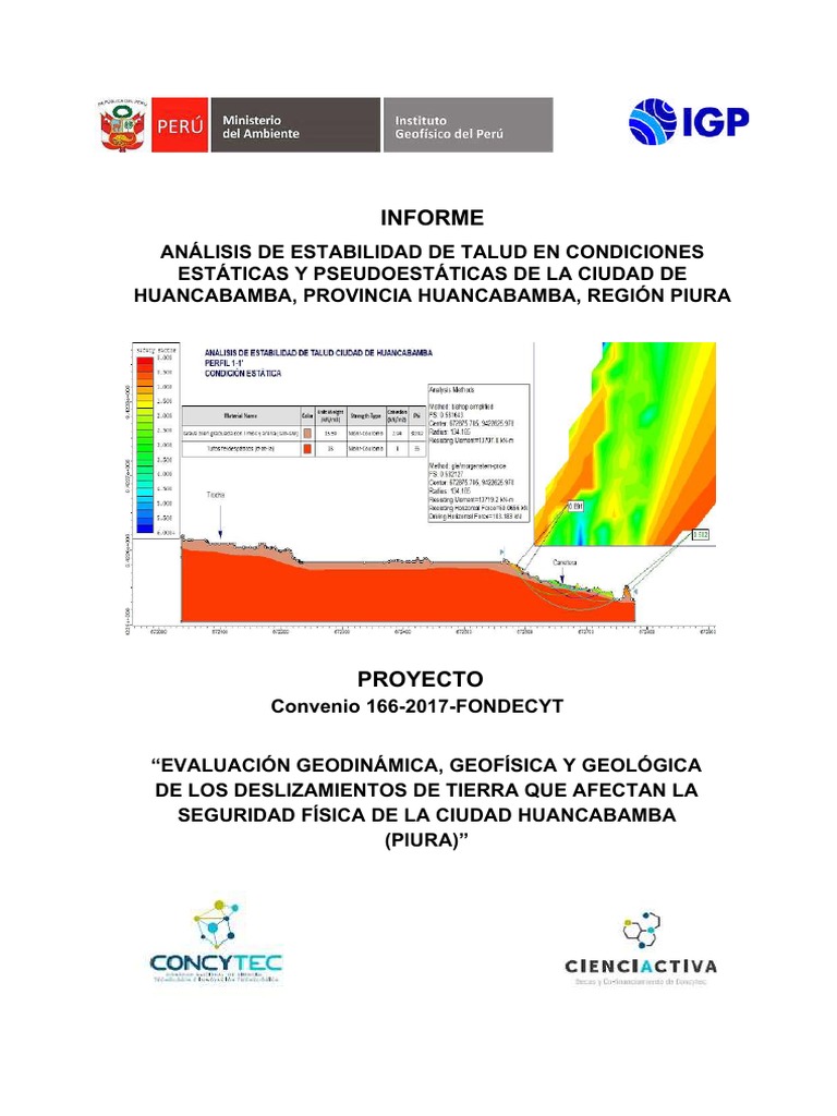 Analisis de Estabilidad de Talud en Condiciones Estaticas y ...
