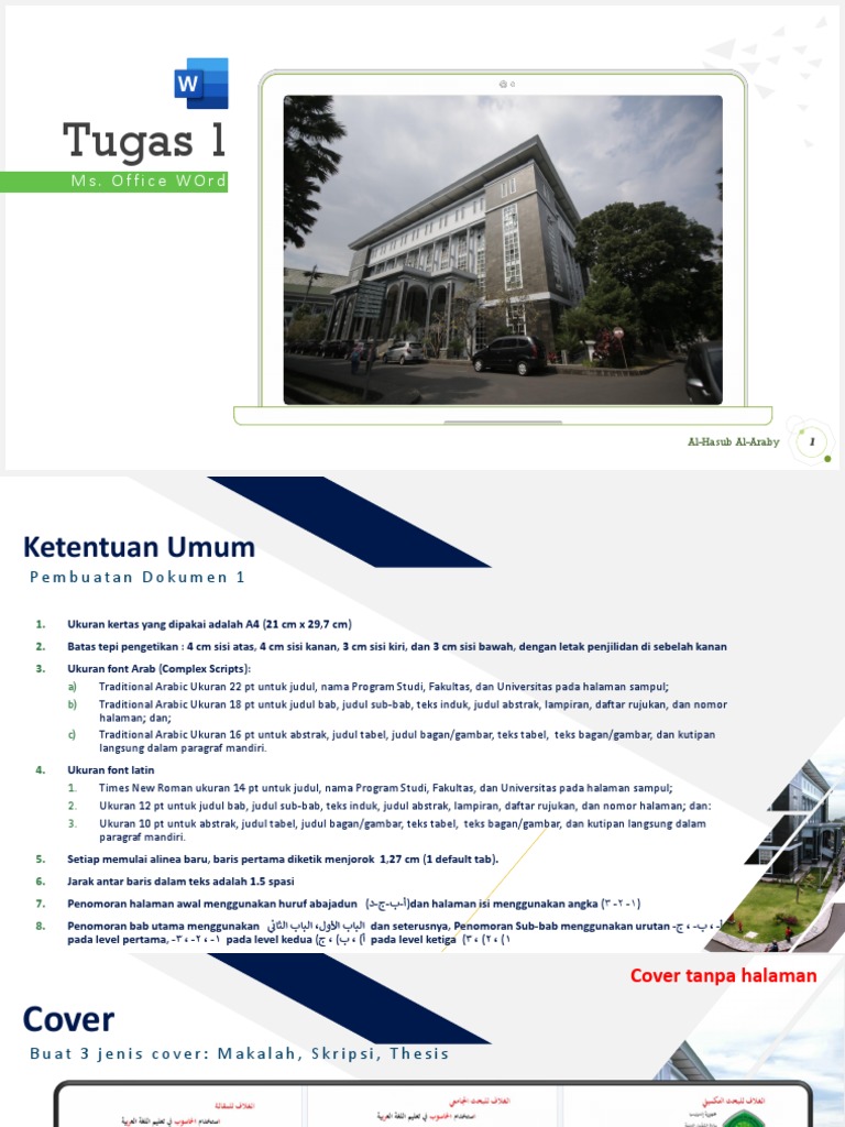 Panduan Format Tugas Al-Hasub | PDF