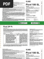 Herbicida Pivot H: Ficha Técnica y Uso | PDF | Agua | Herbicida