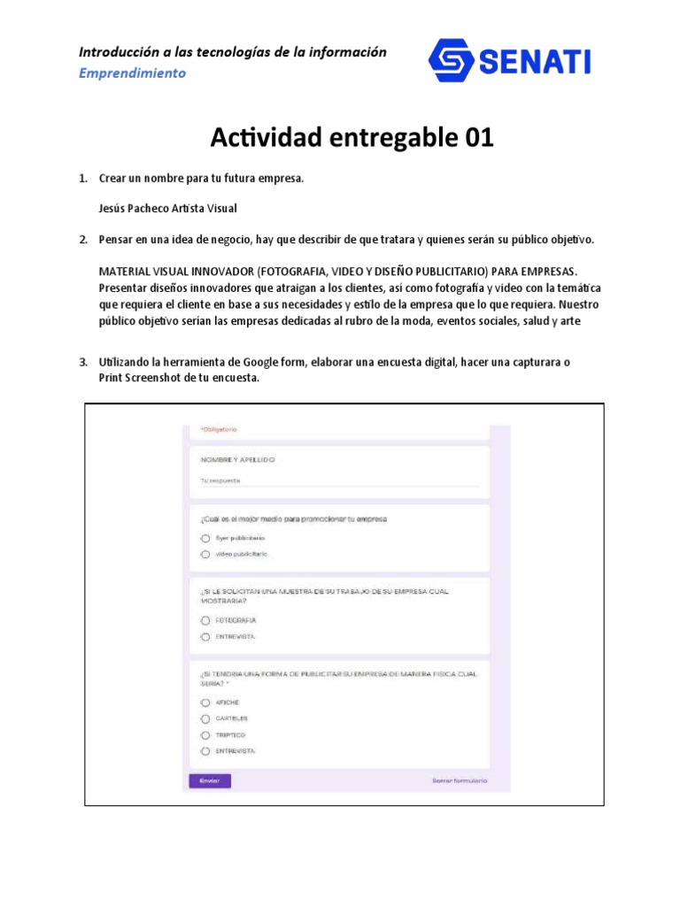 Actividad Entregable 01 Terminado | PDF | Crecimiento personal y profesional | Negocios